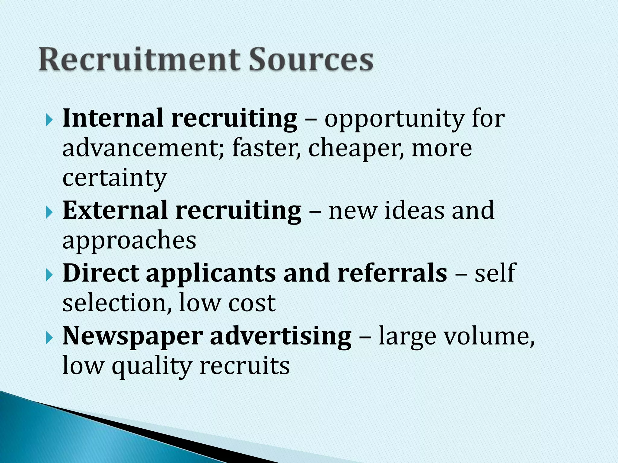 Recruitment and selection in government service | PDF