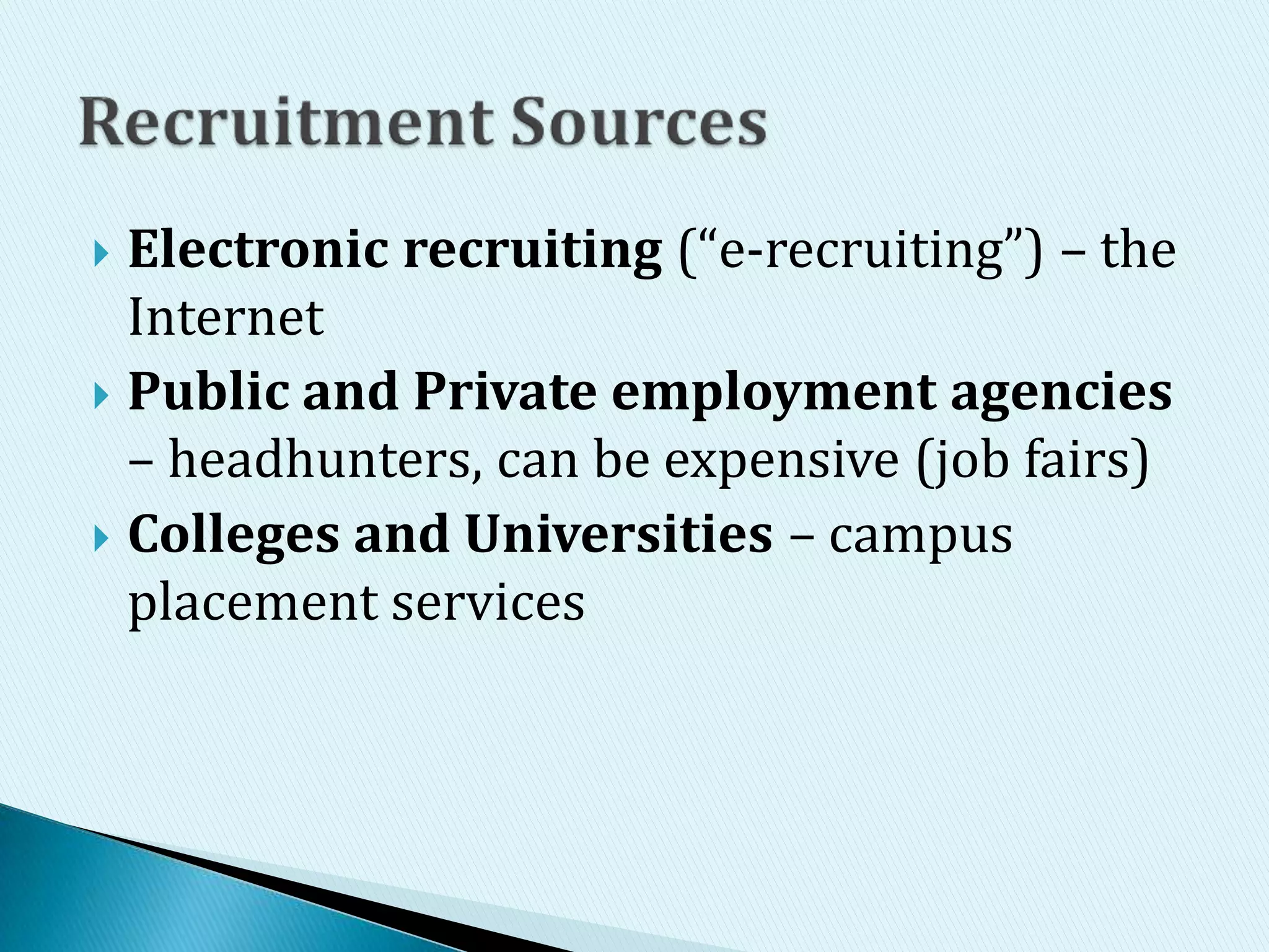 Recruitment and selection in government service | PDF