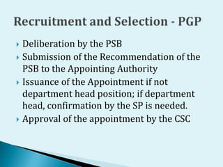 Recruitment and selection in government service | PDF