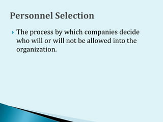 Recruitment and selection in government service | PDF
