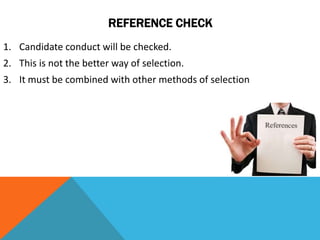 Recruitment and selection process | PPTX