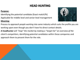 Recruitment and selection process | PPTX