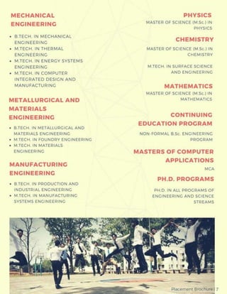 Placement Brochure - NIT Jamshedpur 2018-19 | PPTX