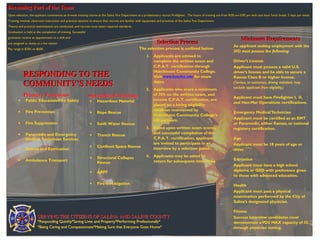 Fire Department Brochure Template