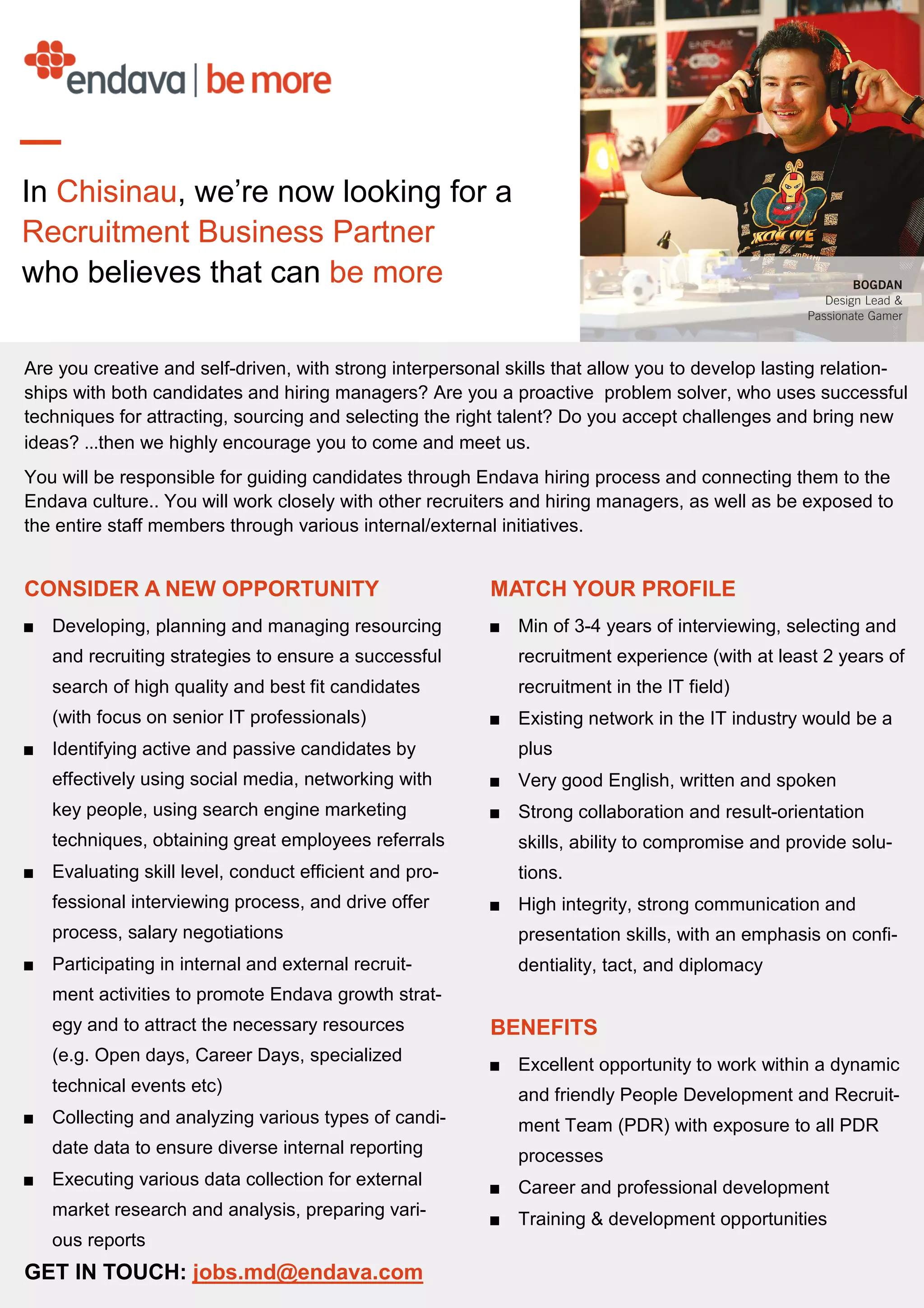 RECRUITMENT BUSINESS PARTNER | PDF | Job Search | Careers