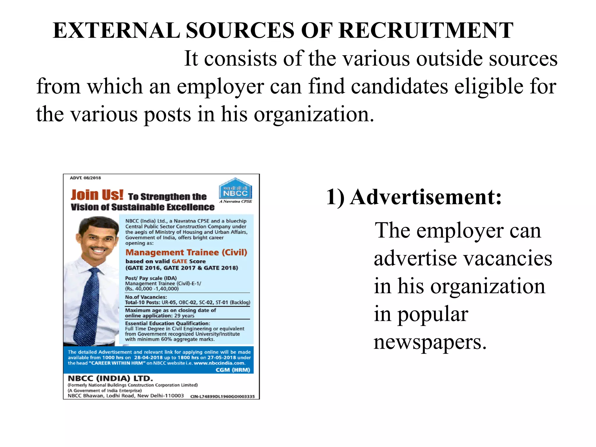 Recruitment in hrm | PDF