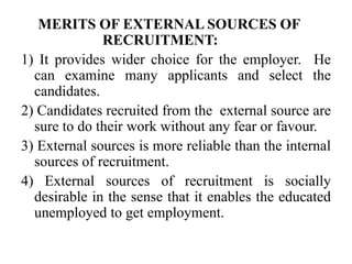 Recruitment in hrm | PDF