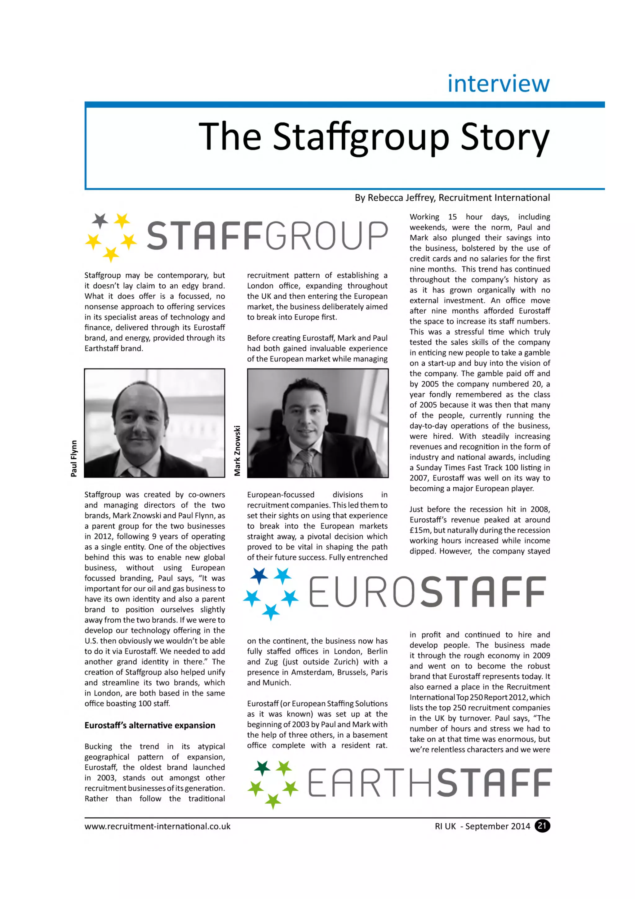 The Staffgroup Story | PDF