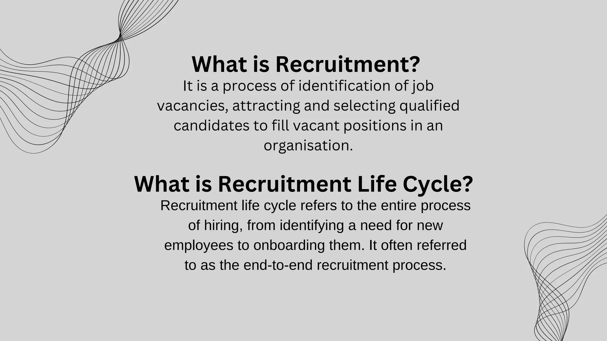 Recruitment life cycle- related to Human Resources | PDF