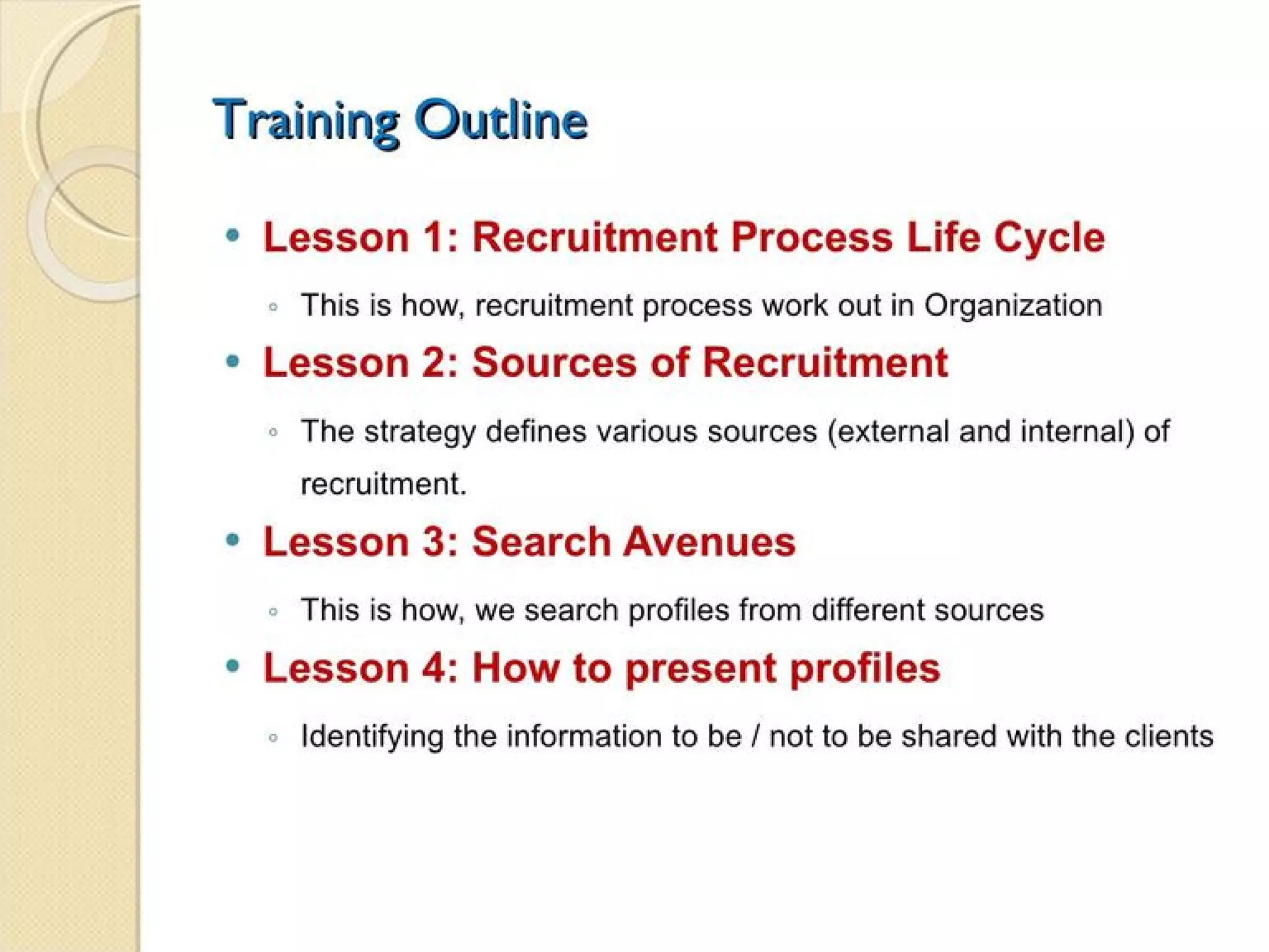 Recruitment life cycle process complete | PDF