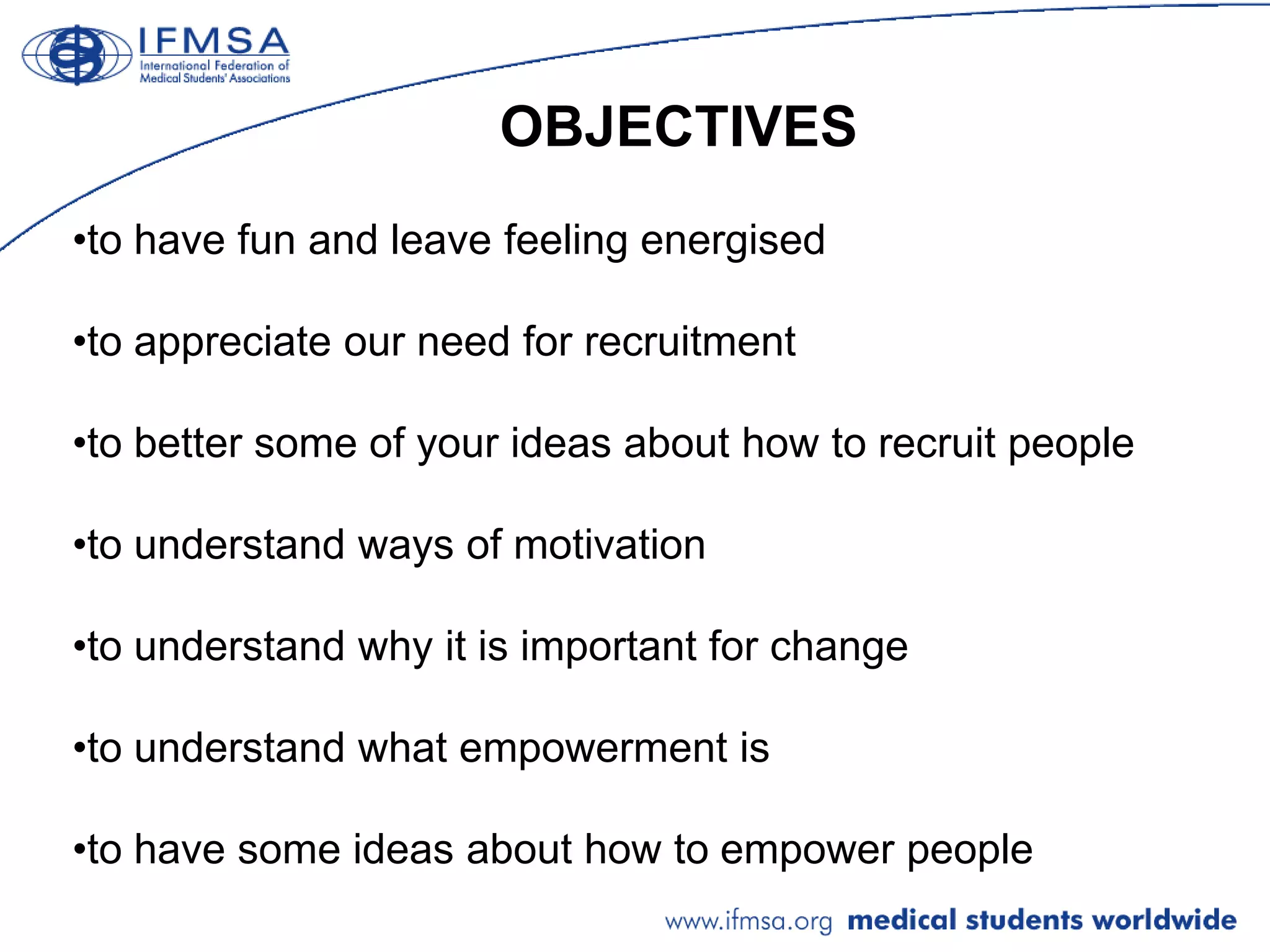 Recruitment, motivation | PPT