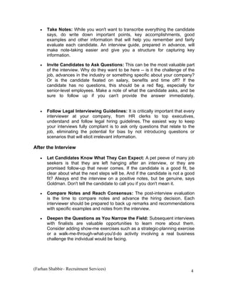 Recruitment Practices | PDF