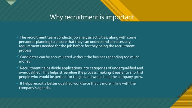 recruitment presentation.pptx | Resume Writing and Advice | Job Search