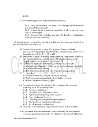 Recruitment process (2) | PDF