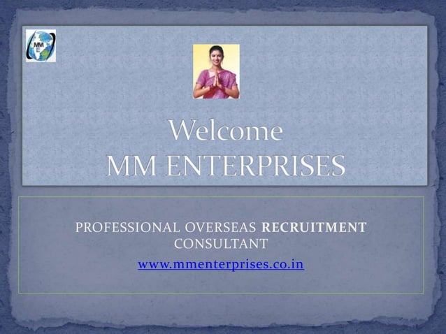 Recruitment Process Followed at MM Enterprises | PPT