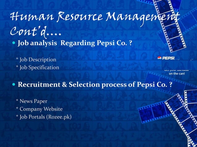Recruitment process of pepsi | PPTX | Human Resources | Business