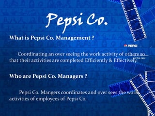 Recruitment process of pepsi | PPTX