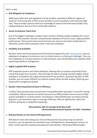Recruitment Process Outsourcing (RPO) in 2023: Top Trends | PDF | Human ...