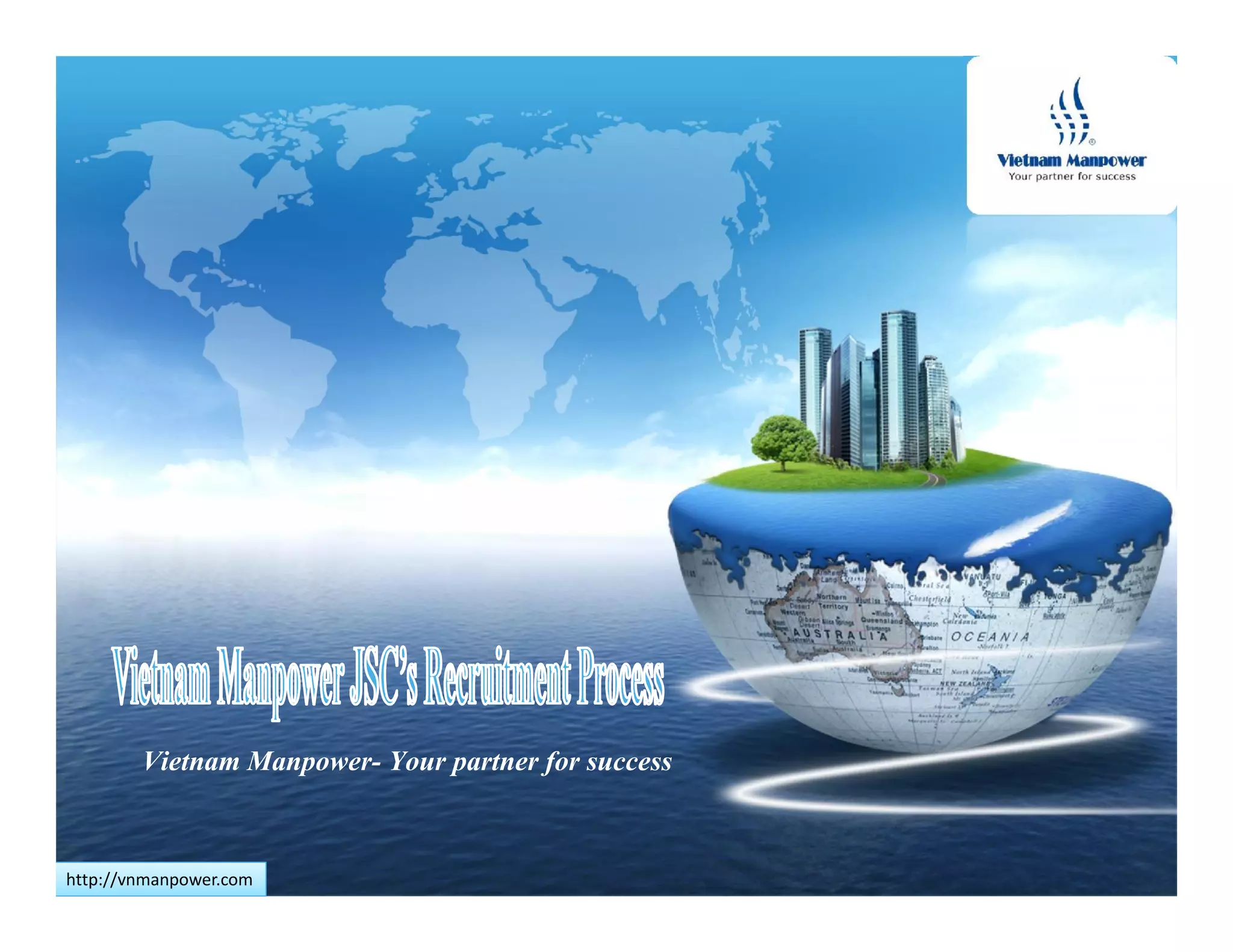 4 Basic steps in the recruitment process [Vietnam manpower JSC] | PDF