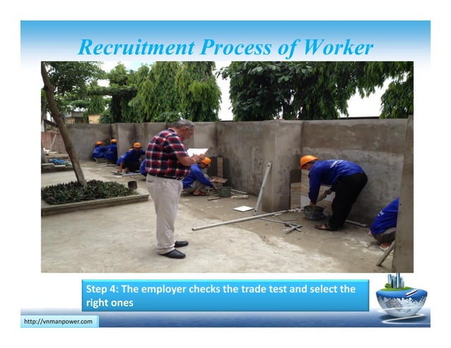 4 Basic steps in the recruitment process [Vietnam manpower JSC] | PPT ...