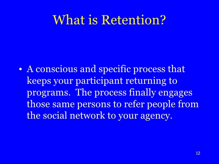 Retention Definition