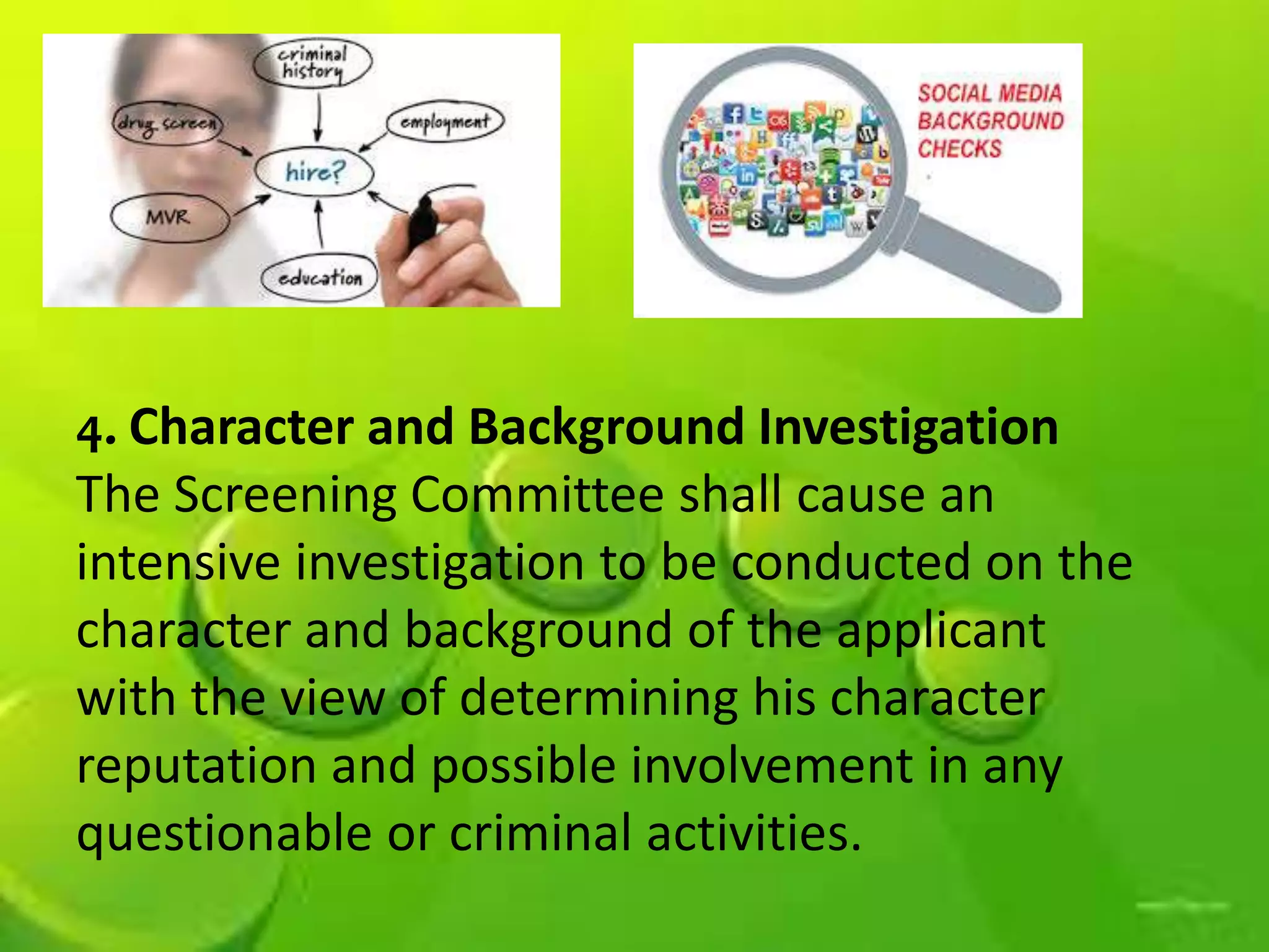 Recruitment Screening and Selection process in Philippine Government | PPTX