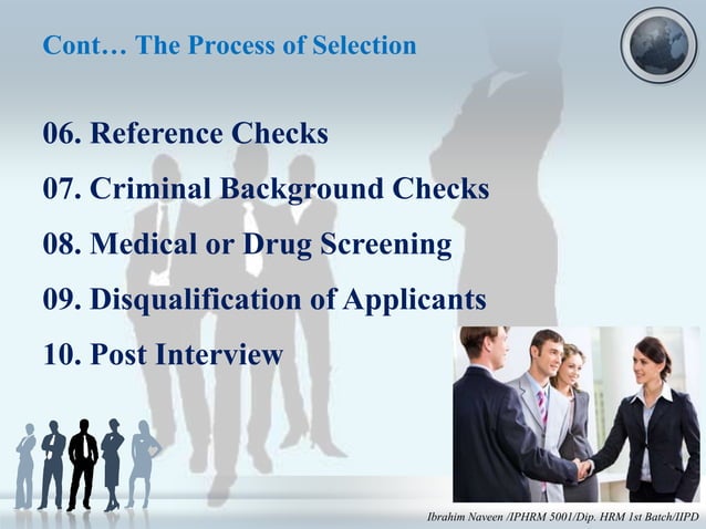 Recruitment& selection | PPT