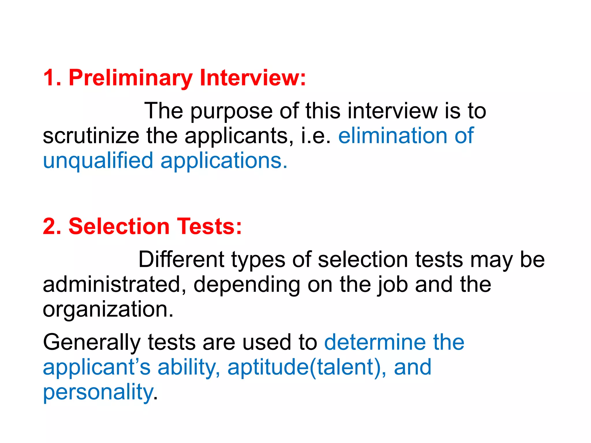 Recruitment&selection of nursing personnel | PPTX