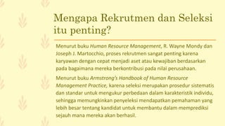 Recruitment & Selection | PPTX