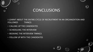 Recruitment & selection process | PPT