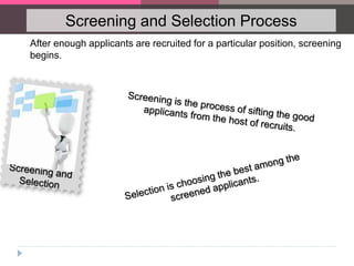 Recruitment, Selection, Promotion | PPTX
