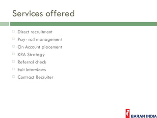 Recruitment Services Presentation | PPT