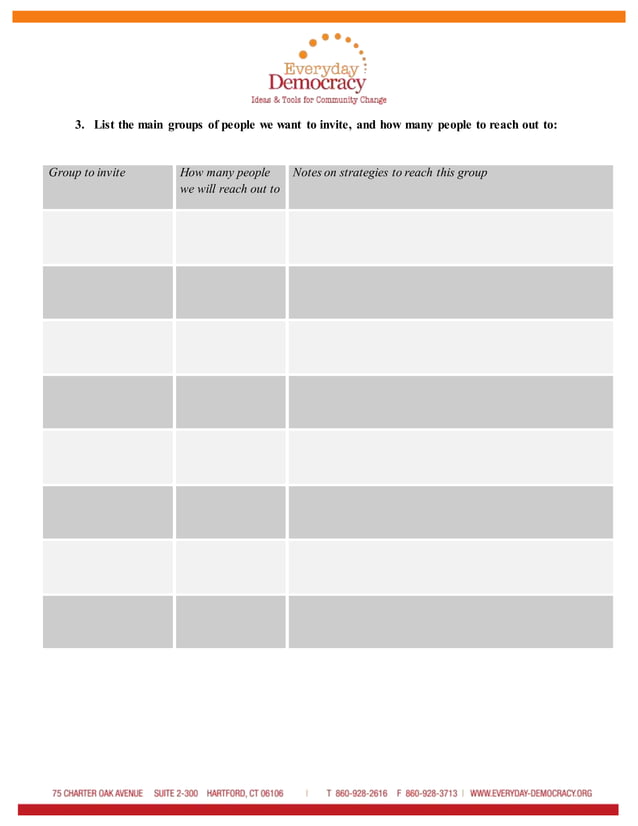 Recruitment Strategy Worksheet | PDF
