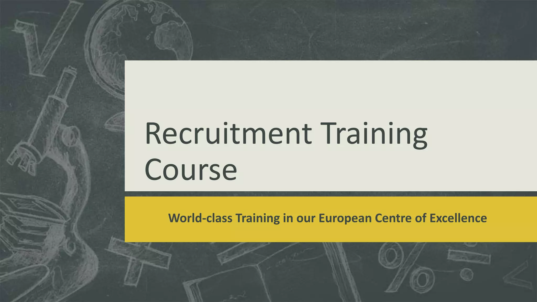 Recruitment training course | PPTX | Management Consulting Industry ...
