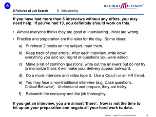 5 Reasons You Can t Get a Job and How to Fix That, with Jay Martin | PPT