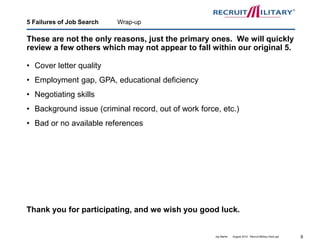 5 Reasons You Can t Get a Job and How to Fix That, with Jay Martin | PPT