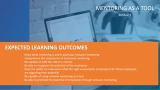 Recruit Potential Module 5 Mentoring as a Tool | PPTX