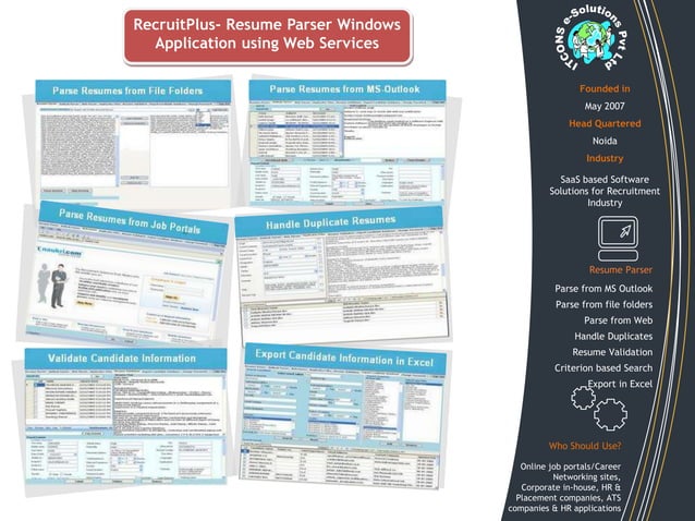 Recruit plus product portfolio presentation | PPSX