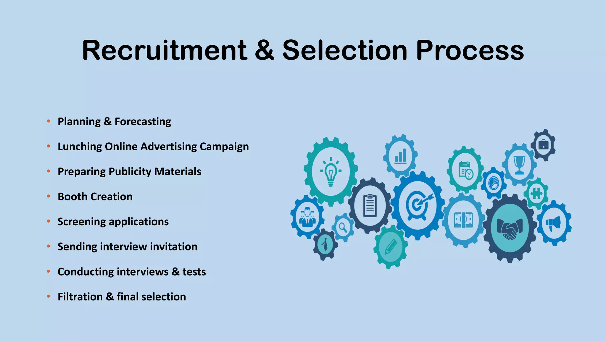 HR for Student Activities | Recruitment and Selection Workshop | PDF