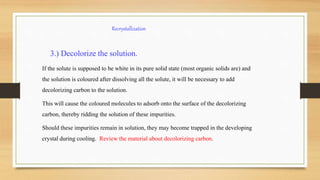 Recrysatlization | PPTX