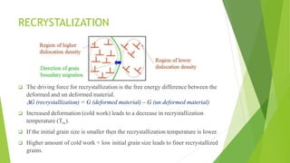 Re-crystallization | PPTX | Geology | Science