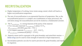 Re-crystallization | PPTX | Geology | Science