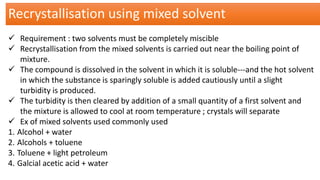 Recrystallisation | PPTX