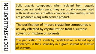 Recrystallisation | PPTX
