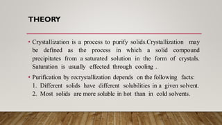 Recrystallization | PDF