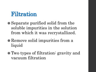 Recrystallization | PPTX