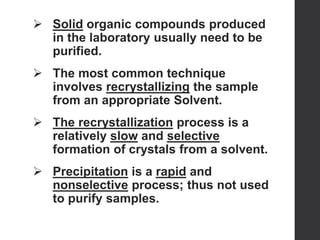 Recrystallization | PPTX