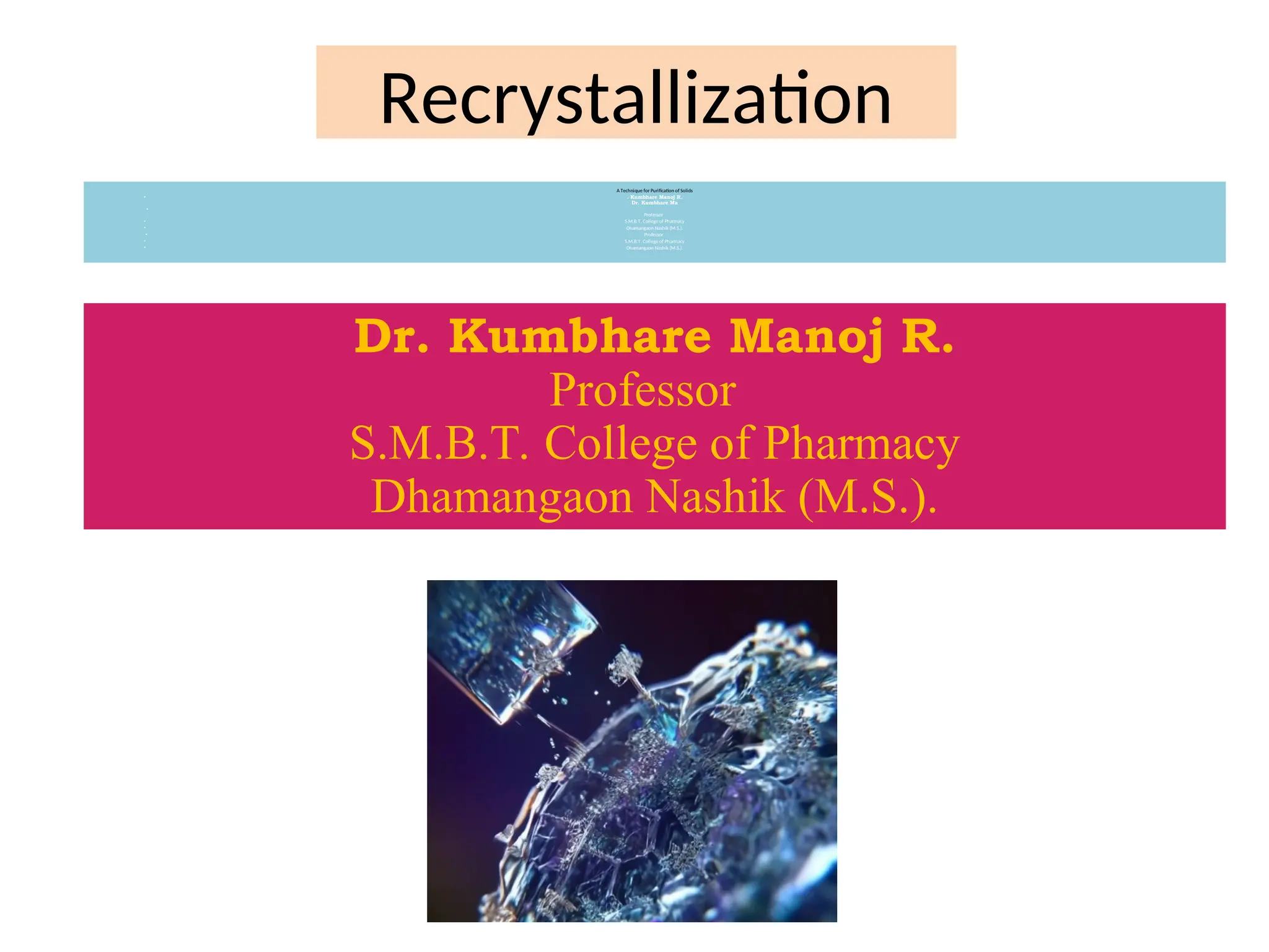 Recrystallization_Presentation microteaching 13.10.ppt