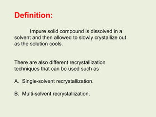 recrystallization process PPT.pptx
