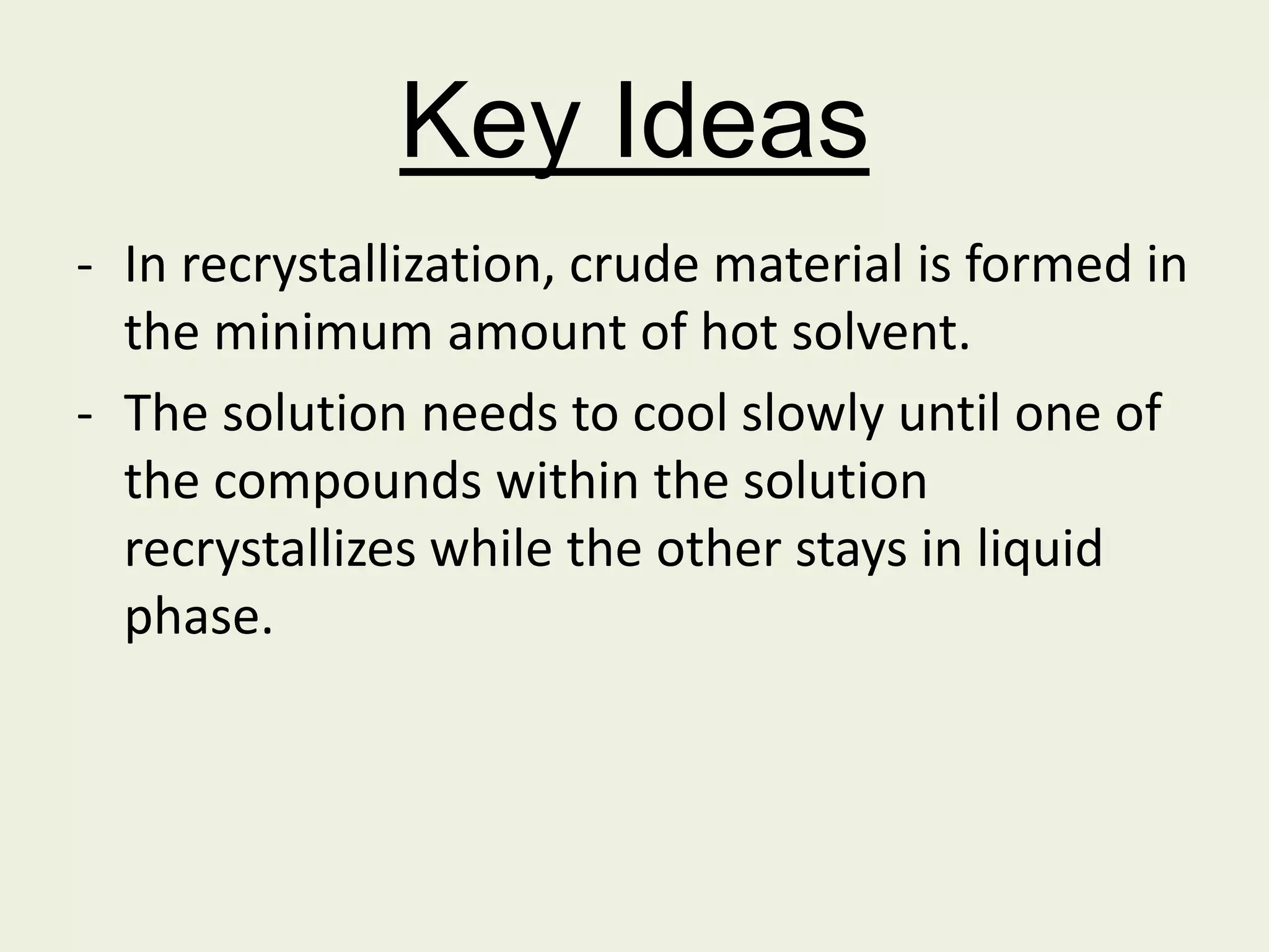 Recrystallization summary | PPTX